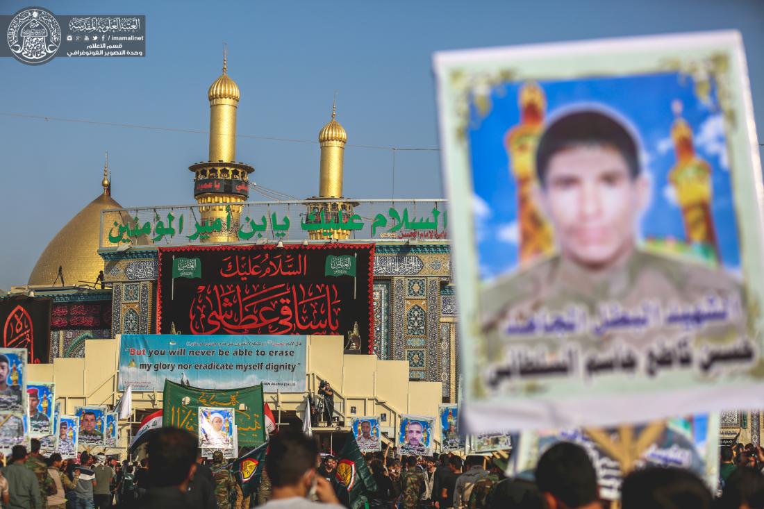 إن لقتل الحسين حرارة في قلوب المؤمنين لا تبرد أبدا العتبة العلوية المقدسة